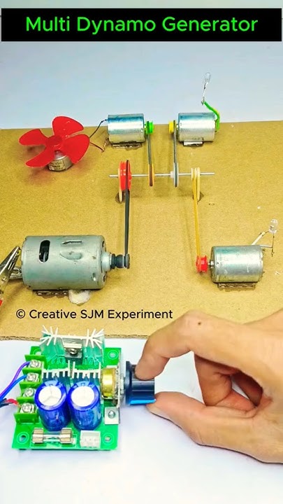Multi dynamo generator#trend#shortstory#foryou#dcmotor#fyp #anitech - YouTube
