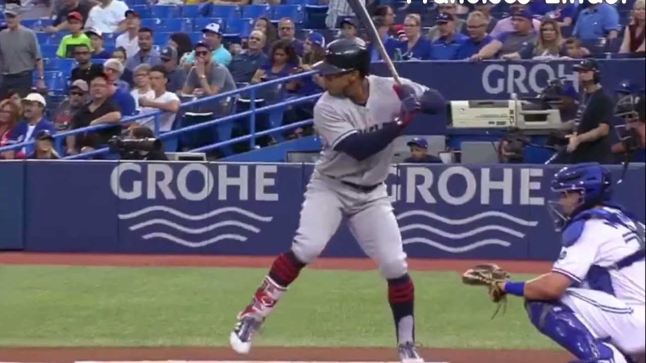 Francisco Lindor Left Side Home Run Swing - 2018 HR #32 - YouTube