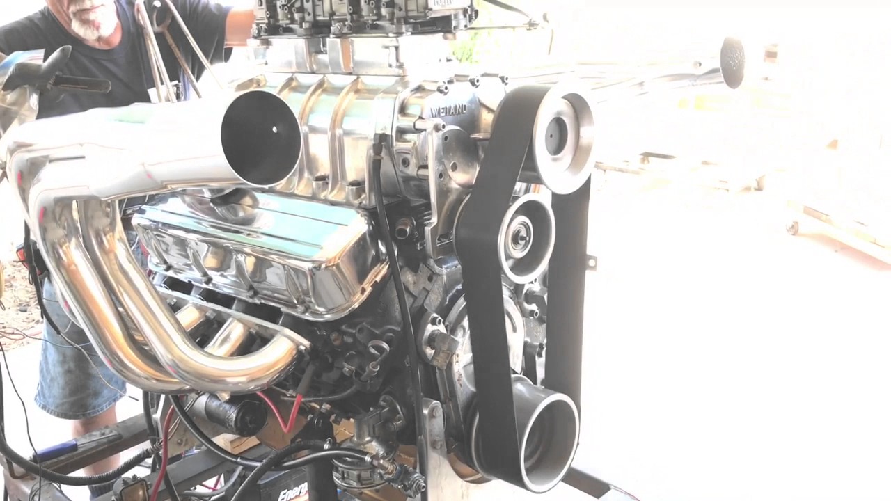 Supercharged 454 Big Block Chevy - YouTube