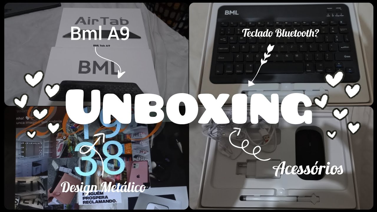 Unboxing Bml A9 Metálico + accessories e Tour app - YouTube