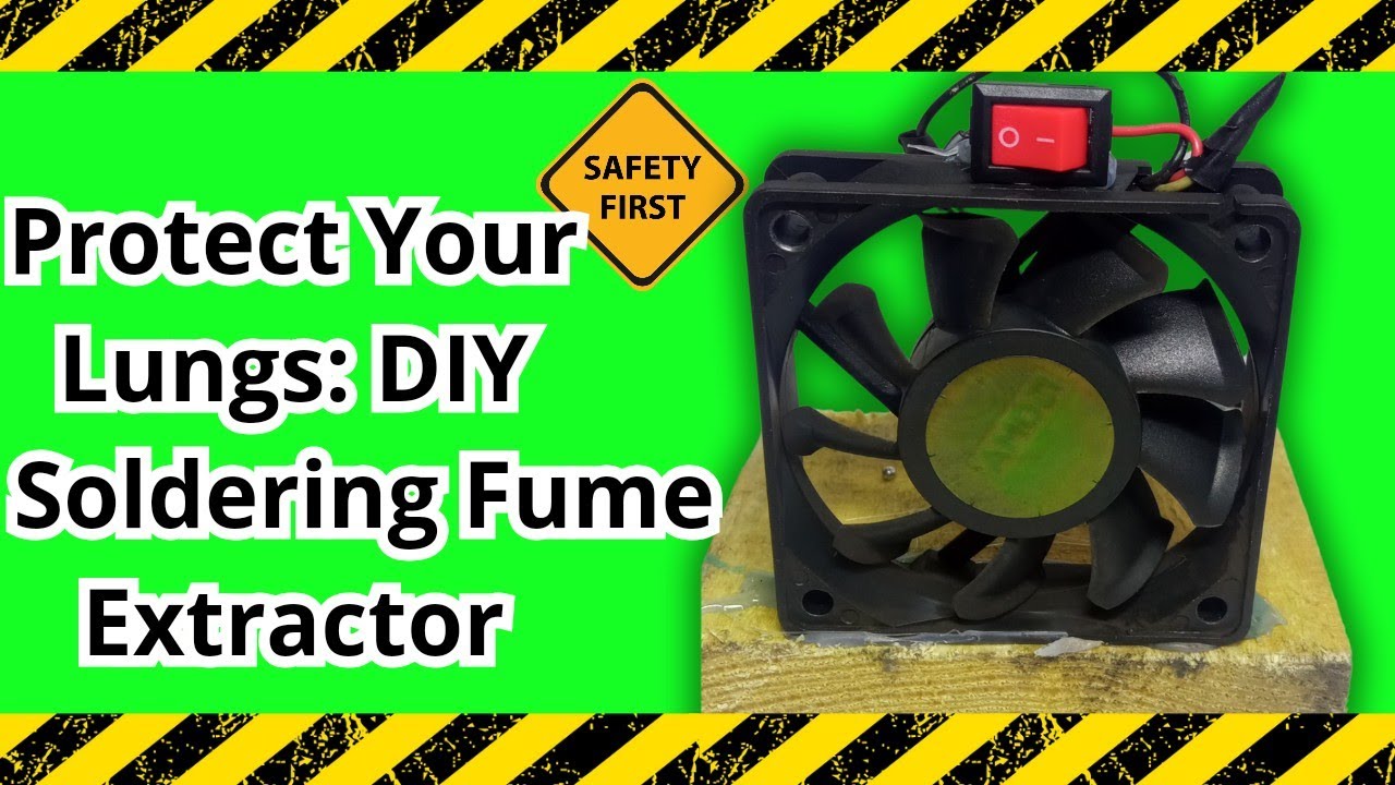 DIY Soldering Fume Extractor: Clean & Safe Soldering Hack! - YouTube