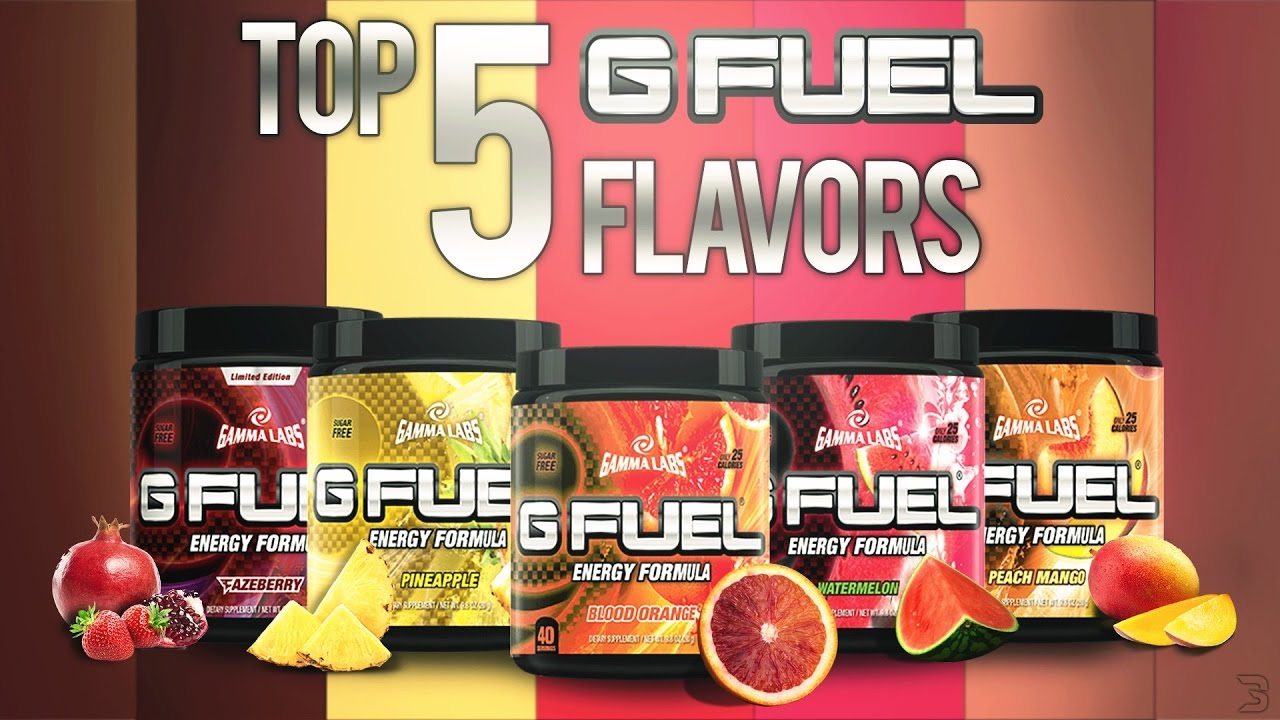 Top 5 Gfuel Flavors | Rev Gaming - YouTube