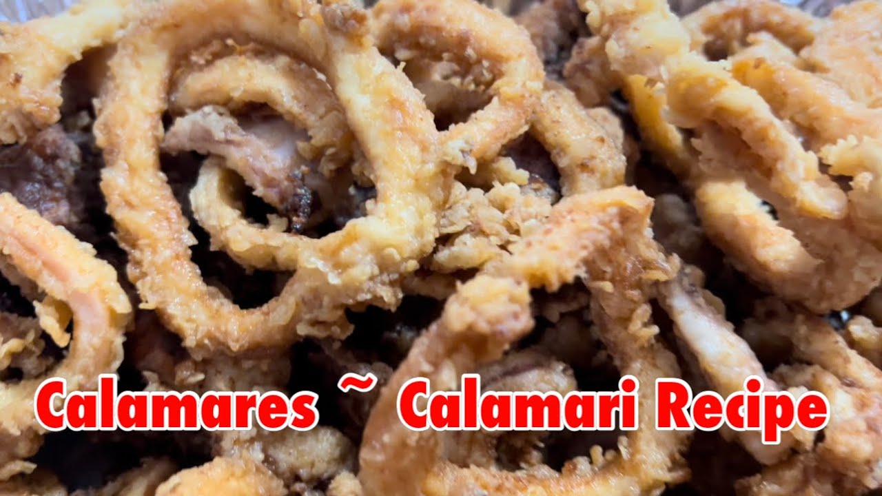 Easy Calamares - Calamari Recipe - Simple Way - YouTube