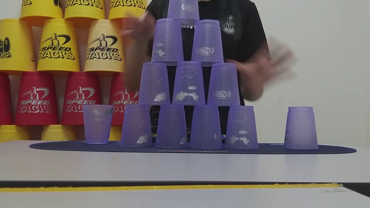 Sport Stacking | cycles with 3 different sets - YouTube