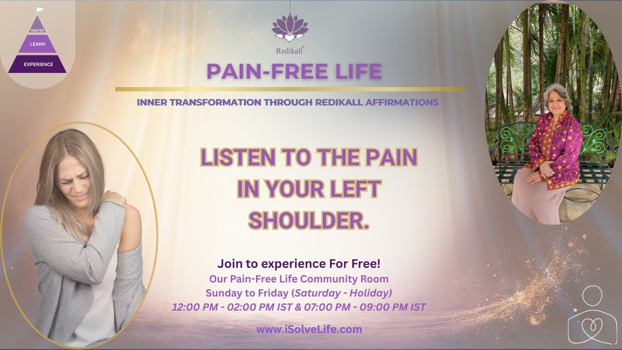Pain-Free Life: Listen to the pain in your left shoulder - YouTube