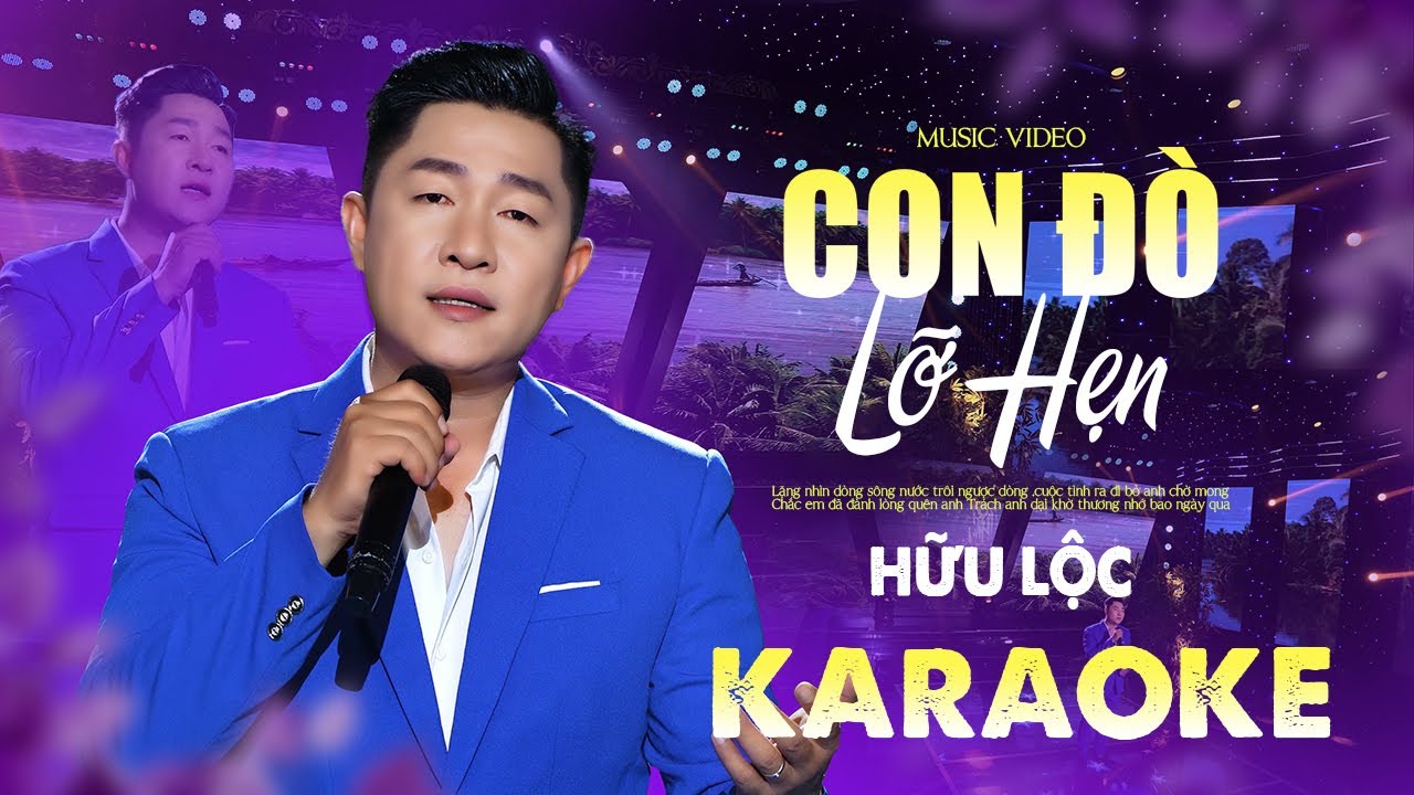 Karaoke Con ĐÒ LỠ HẸn Ca Sĩ HỮu LỘc Beat Nam ChuẨn Youtube 9003
