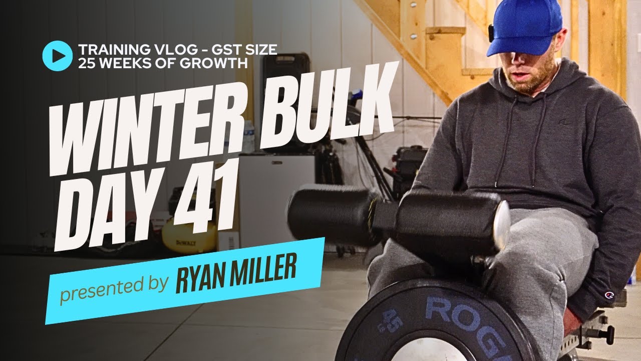 Winter Bulk Day 41 - GST SIZE Week 12: Squat Day for Juicy Quad Growth ...