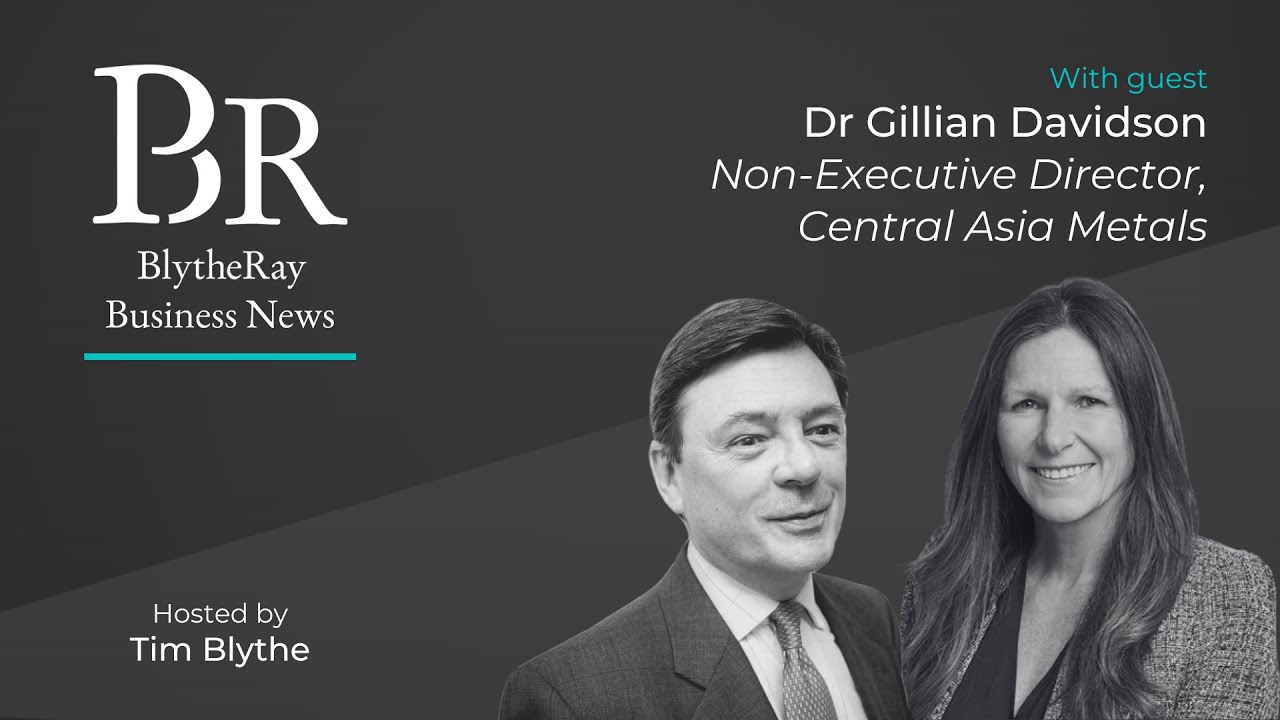 BR Business News: Dr Gillian Davidson, Central Asia Metals - YouTube