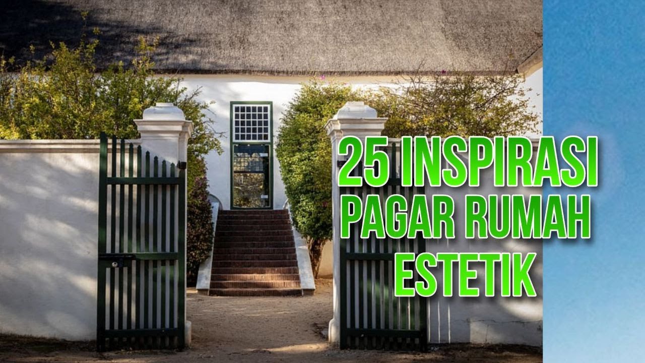 🔴 KEREN !! 25 IDE PAGAR RUMAH ESTETIK MURAH BESERTA DETAILNYA !! - YouTube