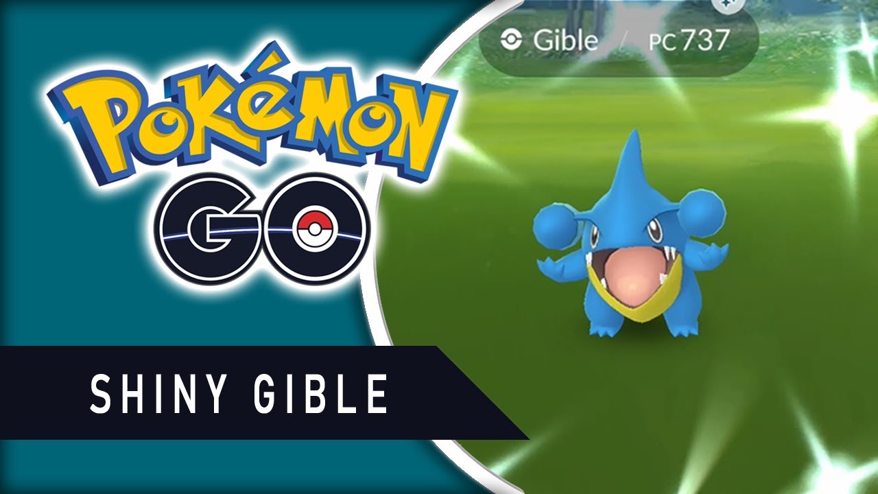 Gible shiny | Pokémon GO - YouTube
