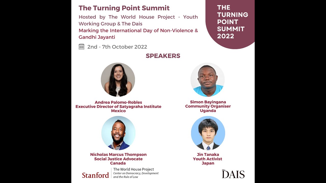 Turning Point Summit: Session 3 - Youth Leaders' Perspectives on ...
