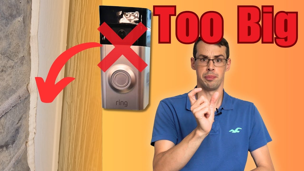 How To Install A Ring Doorbell On A Narrow Door Frame - YouTube