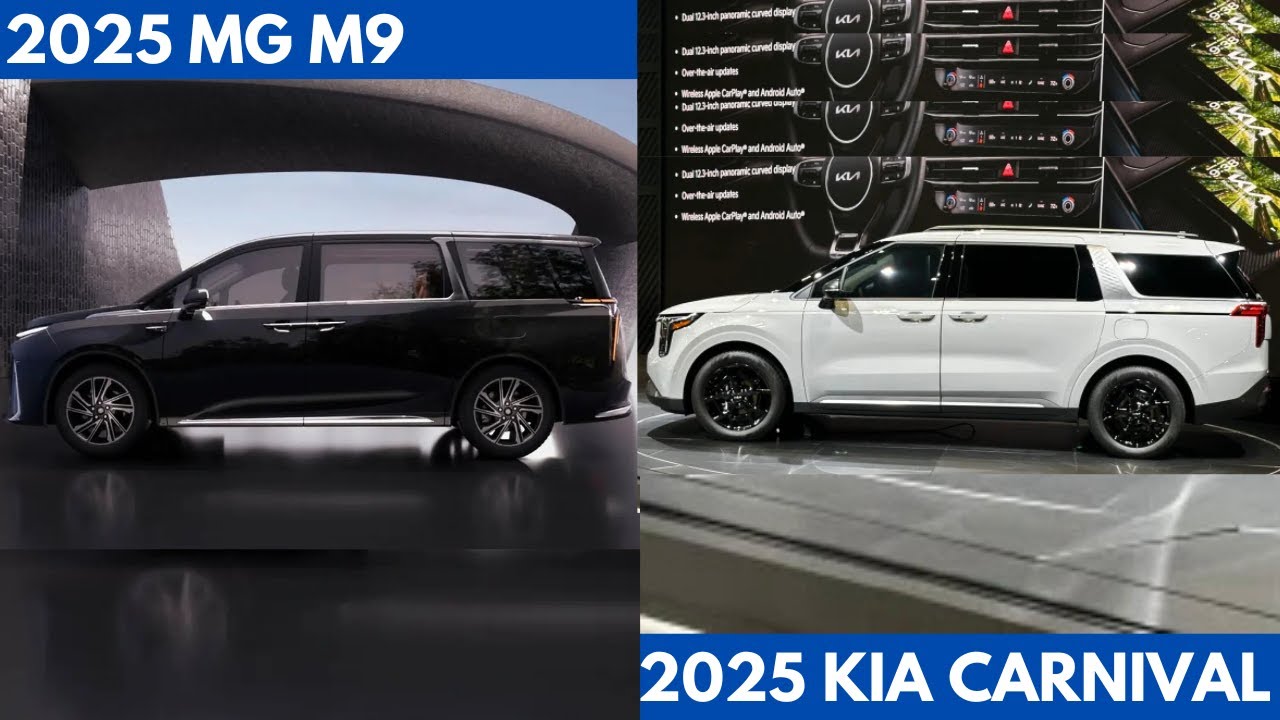 New 2025 MG M9 Vs. 2025 Kia Carnival are the luxury MPV segment ...
