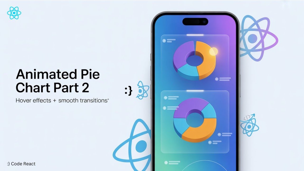 React Native Custom Animated Pie Chart (Part 2) | Interactive Hover Effects + Reanimated ...