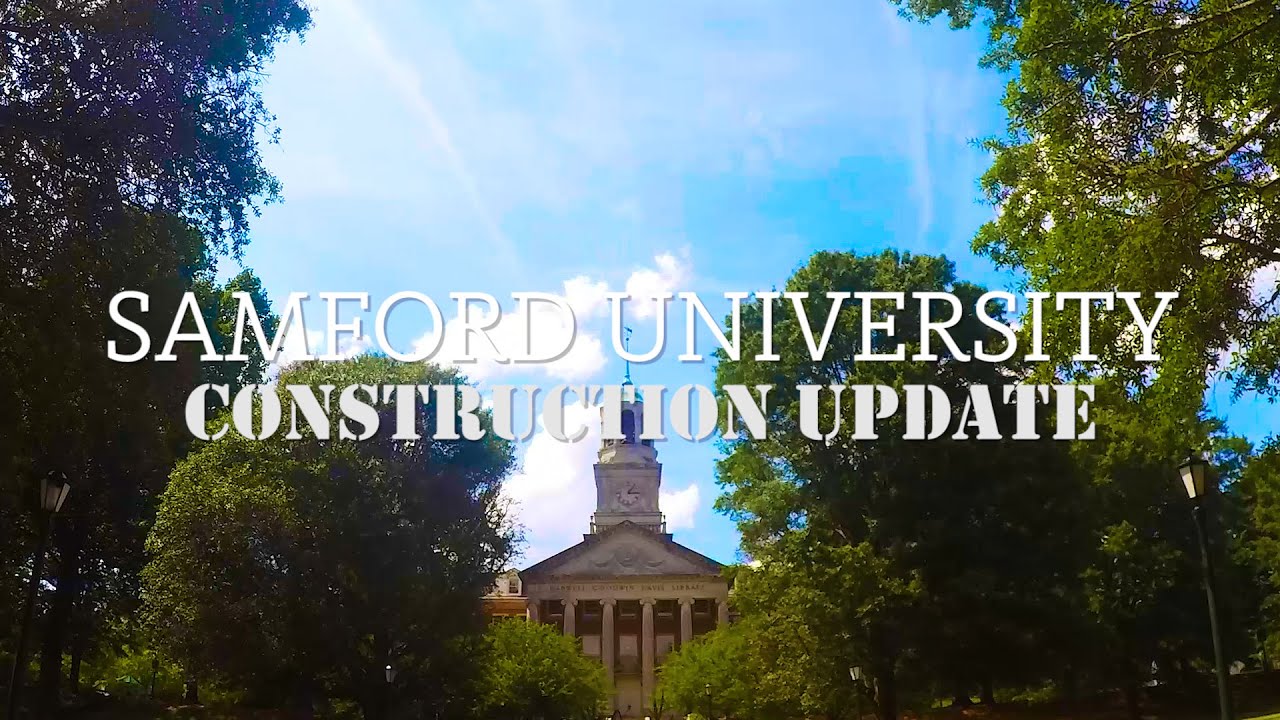 Samford Campus Construction Update: Summer 2016 - YouTube
