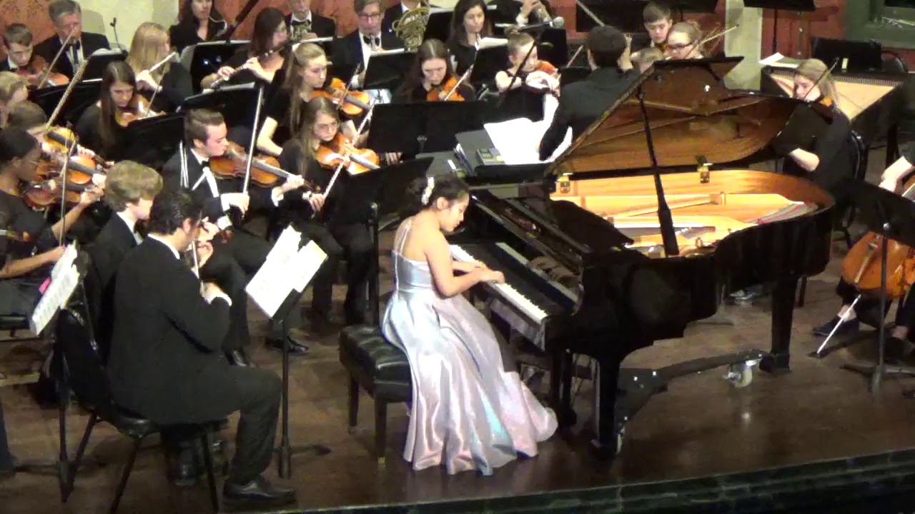Gina Fanelli Plays Piano Concerto in C Major, Movement 3 by Catherine ...