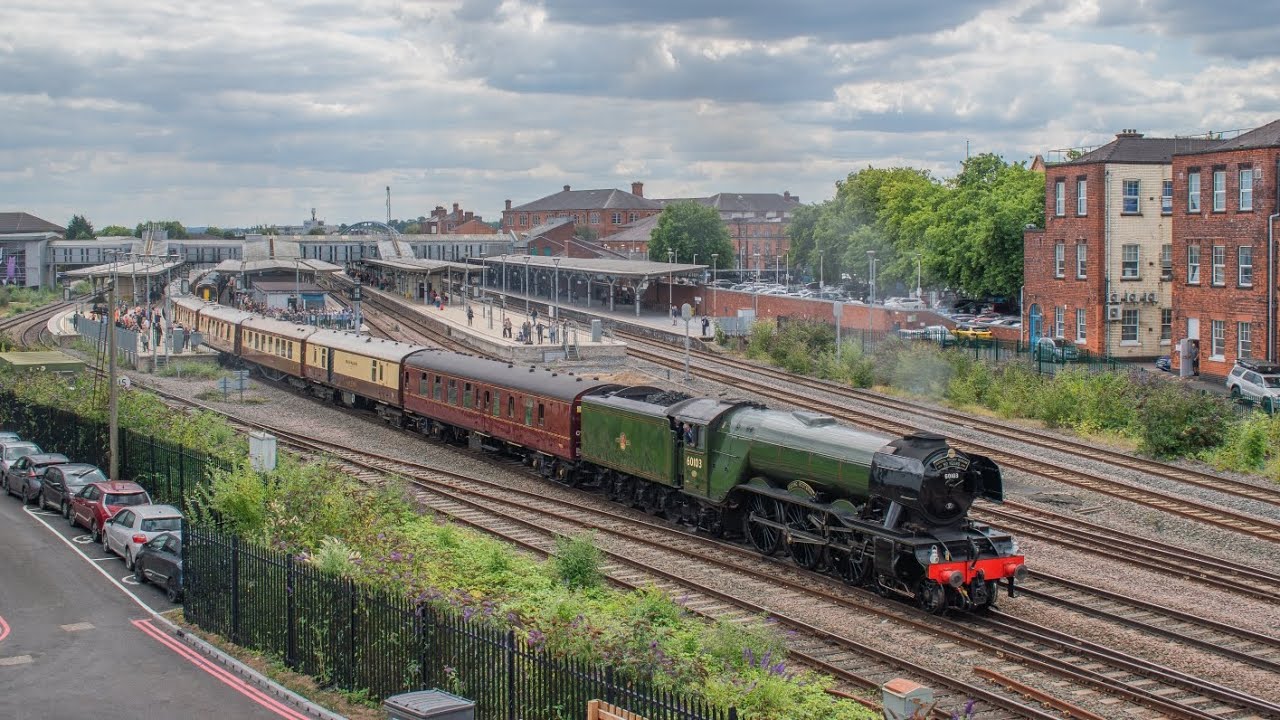 Flying Scotsman! | 60103 'Flying Scotsman' Leaving Derby Bound For ...