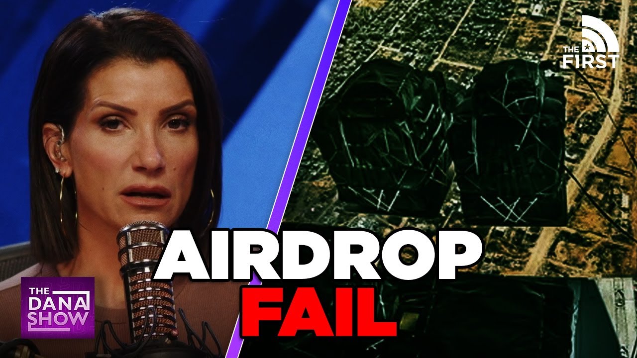 AIRDROP FAILURE: Aid Parachute Fails In Gaza Strip - YouTube