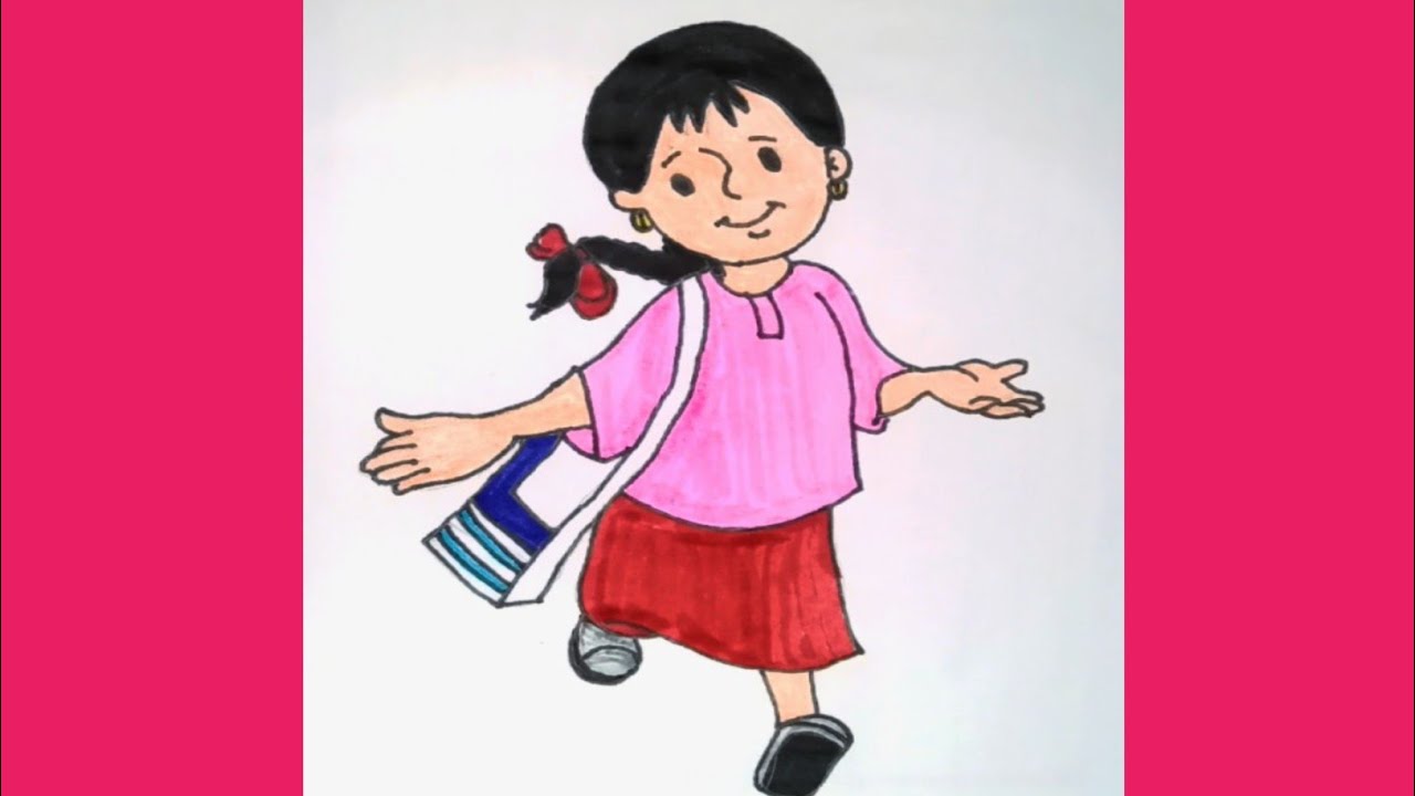 💓💗 "MEENA" old cartoon drawing l #oldisgold #drawing - YouTube