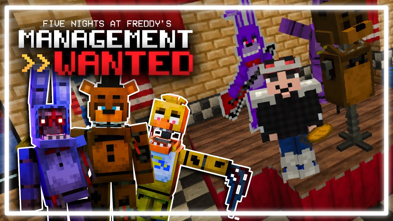 FNAF IN MINECRAFT! FNAF Management Wanted - YouTube