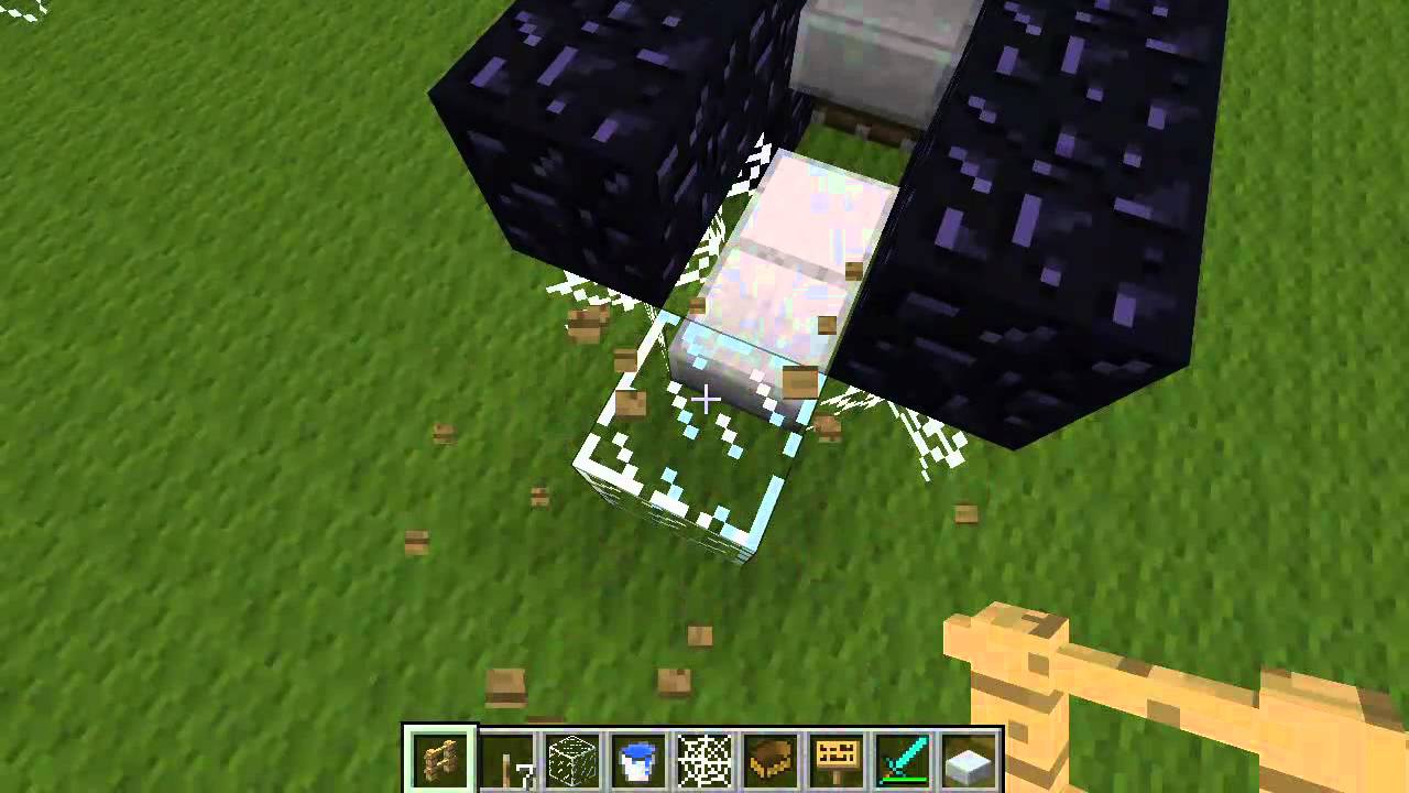 Minecraft - Player Cannon // Launcher Part 2 - YouTube