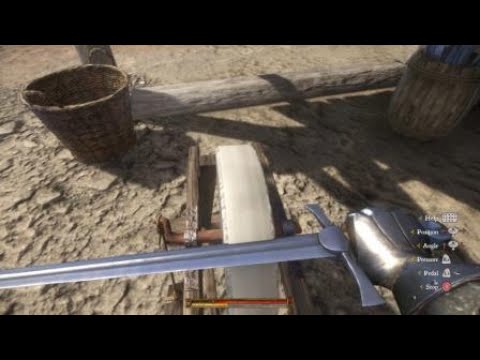 KCD: Leveling up maintenance by repairing looted weapons - YouTube