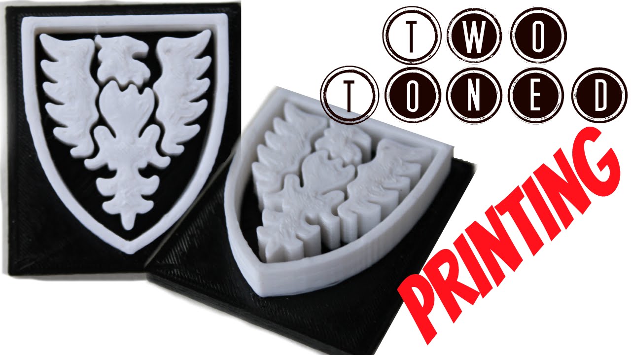 Two Colours, One Hot End: How to Create Two Tone Prints - YouTube