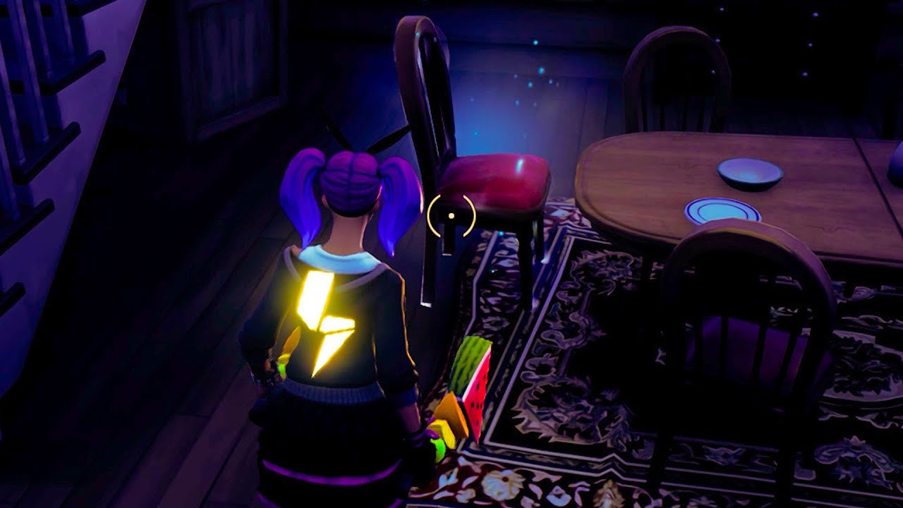 How to Destroy haunted household furniture Fortnite - YouTube