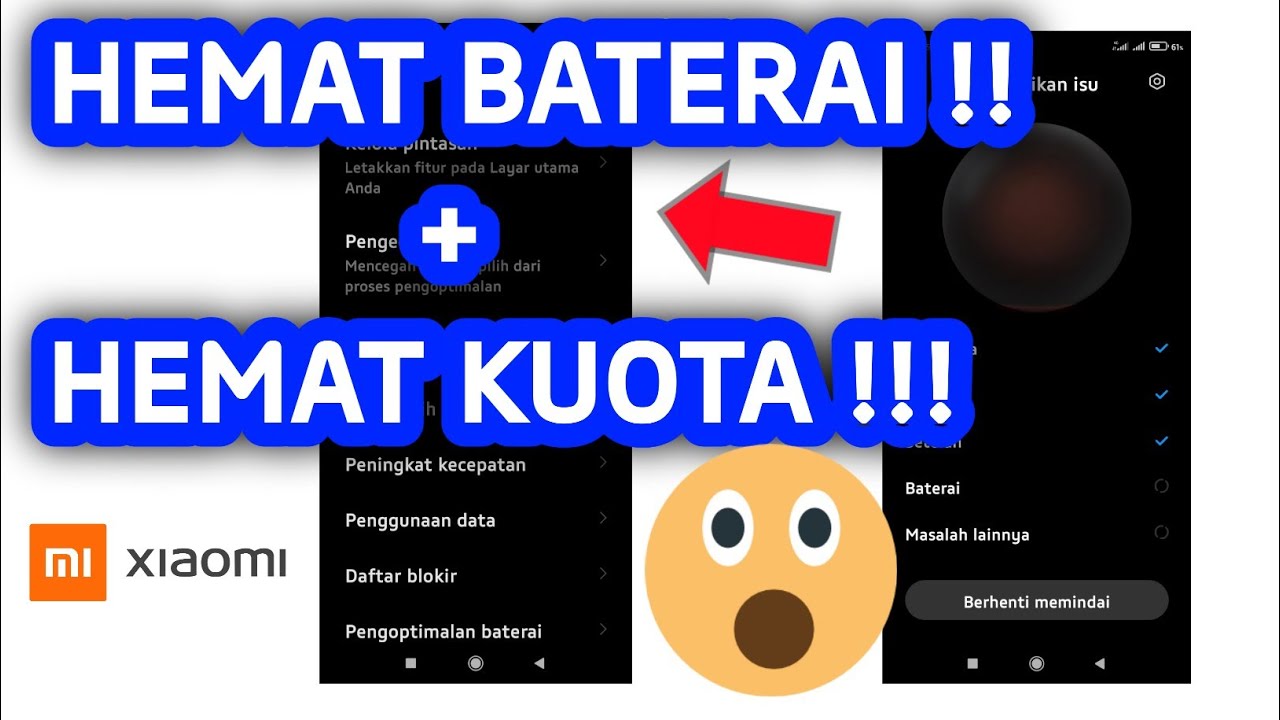 Cara matikan data otomatis saat layar redup |xiaomi - YouTube