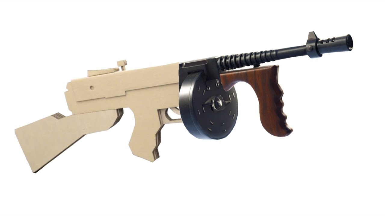 How To Make Cardboard Gun | Making The Fornite Gun | Hack Room - YouTube
