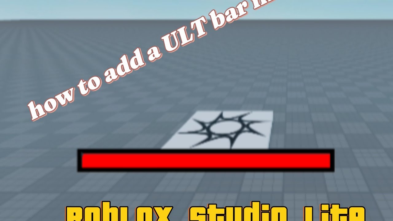 How to add ult bar in Studio lite - YouTube