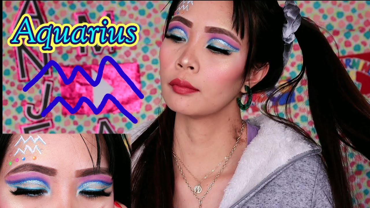 AQUARIUS INSPIRED MAKEUP LOOK | Anjelmae - YouTube
