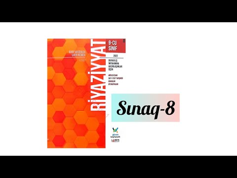 Sınaq-8. #9cusinif  #güvən nəşriyyat-2022. #buraxilisimtahani  #test  #izah  #imtahan
