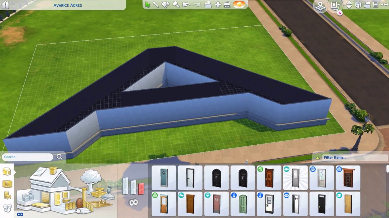 Sims 4 Alphabet Build Challenge//Letter A - YouTube