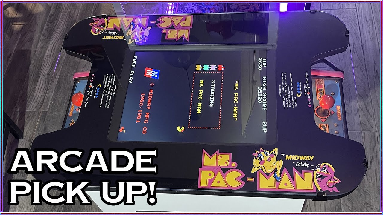 Original 1981 Ms. Pac-Man Cocktail Arcade -Twisted Gaming TV - YouTube