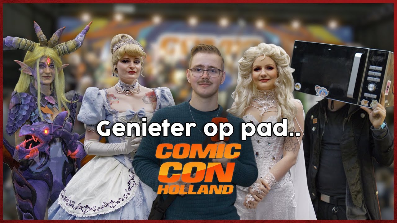 INTERVIEWS MET COSPLAYERS EN COSPLAY CONTEST OP COMIC CON HOLLAND 2023 ...