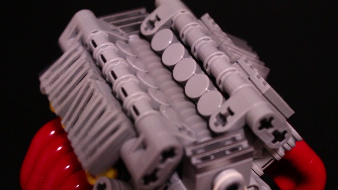 LEGO Technic engine MOC - YouTube