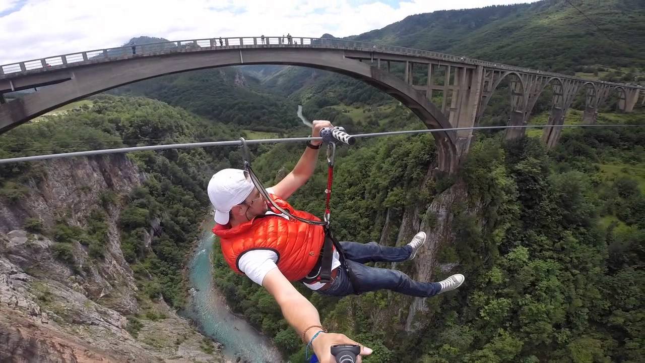 Zip line-Tara-Montenegro-Semir - YouTube