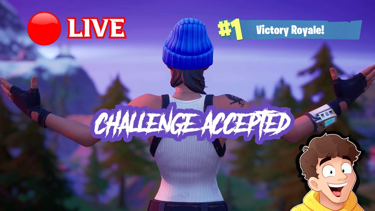 🔴Live Now OG Fortnite Challenge Win With Blue Team Leader issued By ...