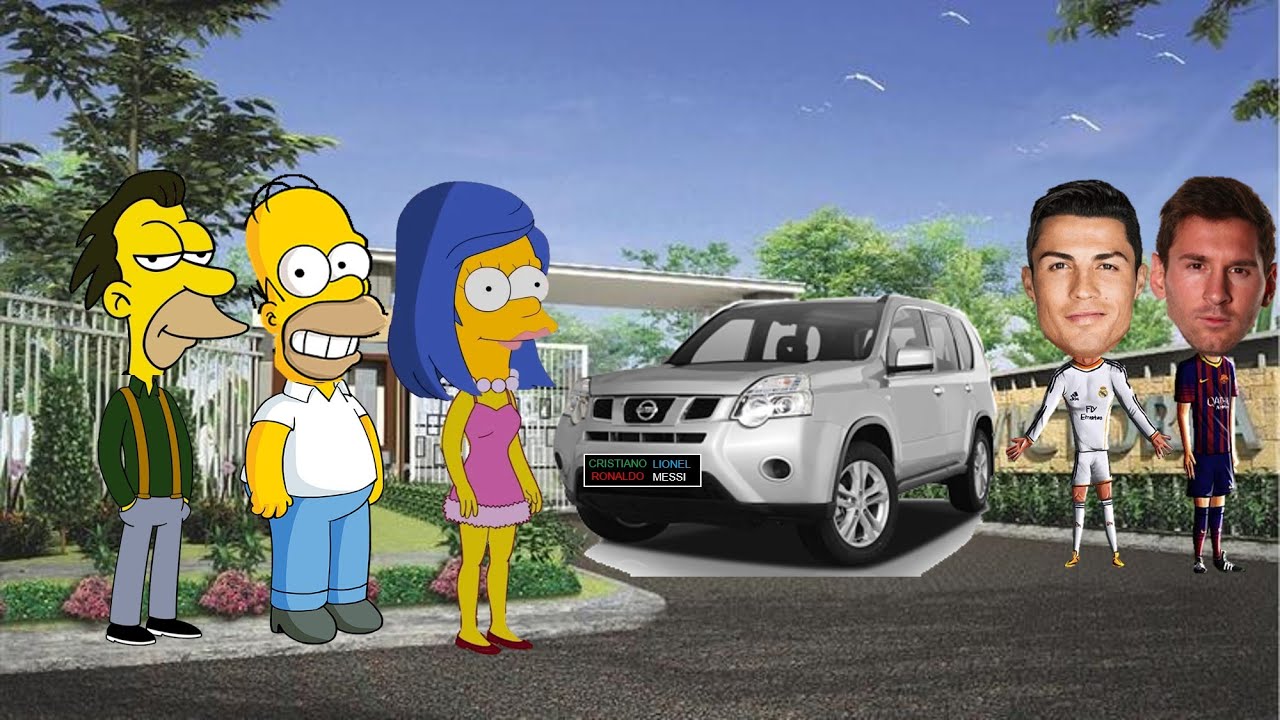 MOBIL RONALDO MESSI NISSAN X TRAIL SUV 2010 - YouTube