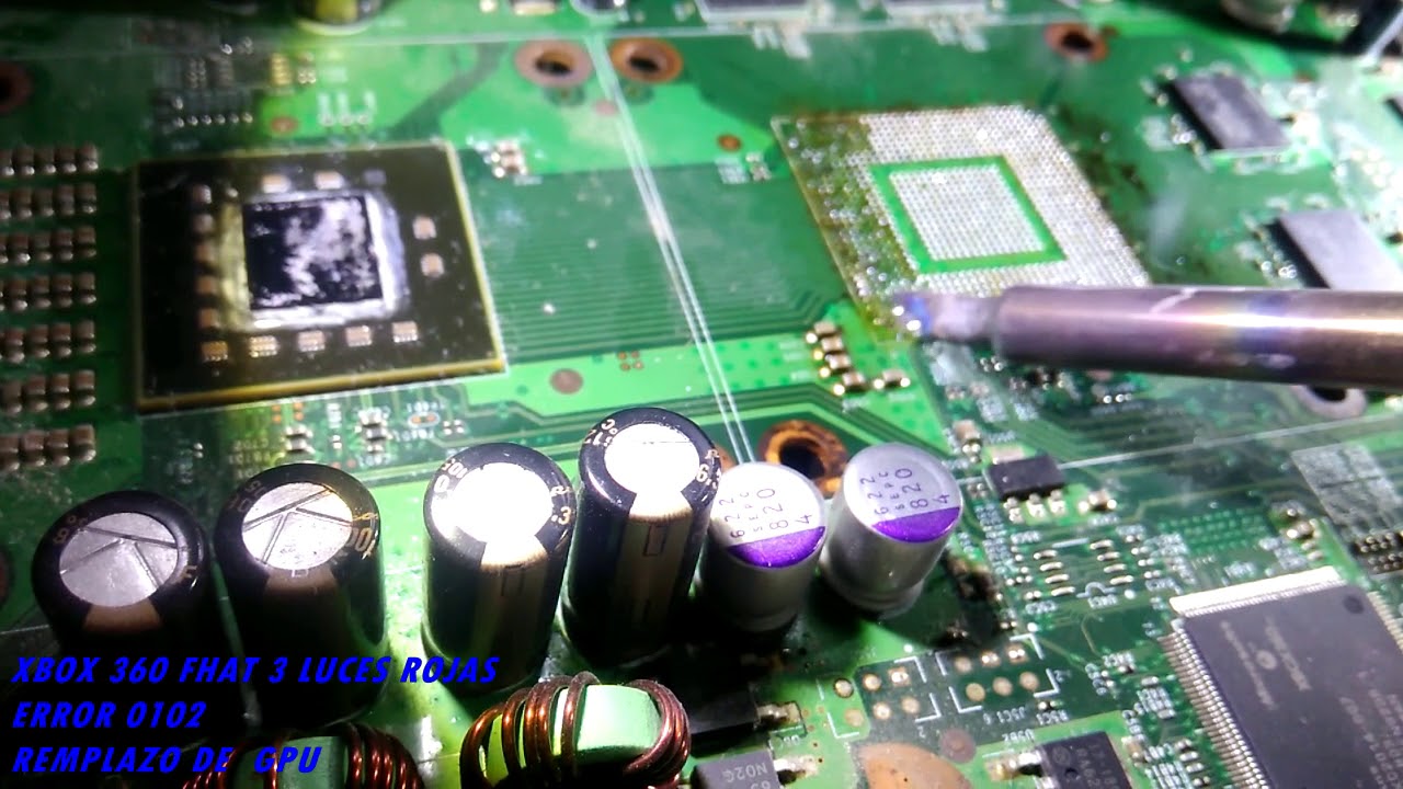 XBOX 360 LUCES ROJAS ERROR 0102 - YouTube