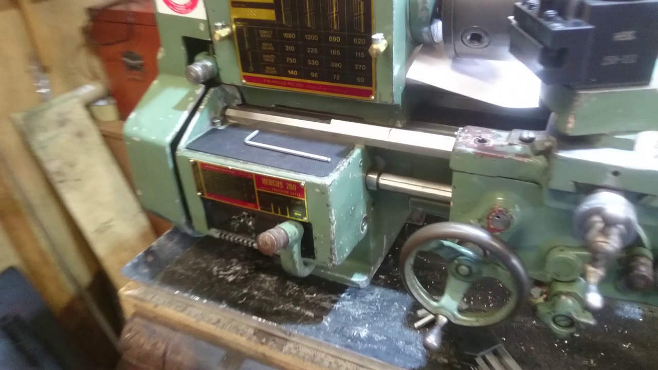 Checking run-out on the hercus 260 atm - YouTube