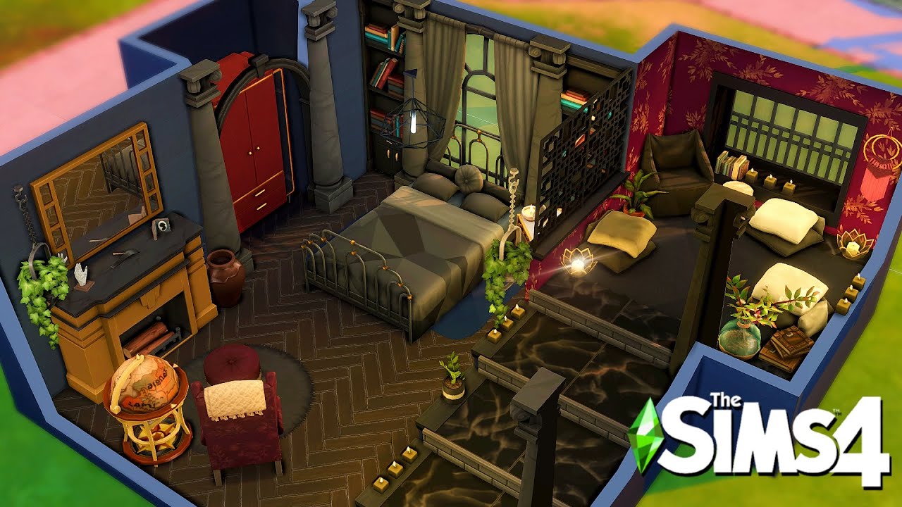 Scorpio Platform Bedroom: The Sims 4 Zodiac Room Building #Shorts # ...
