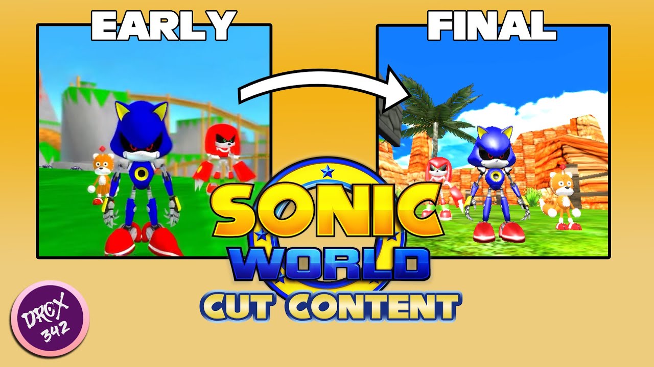 The Lost and Cut Content of Sonic World (Legacy) Extended - YouTube