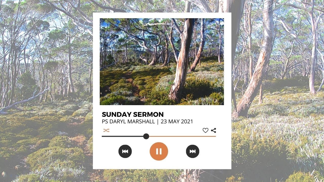 Sunday Sermon | Ps Daryl Marshall | 23 May 2021 - YouTube