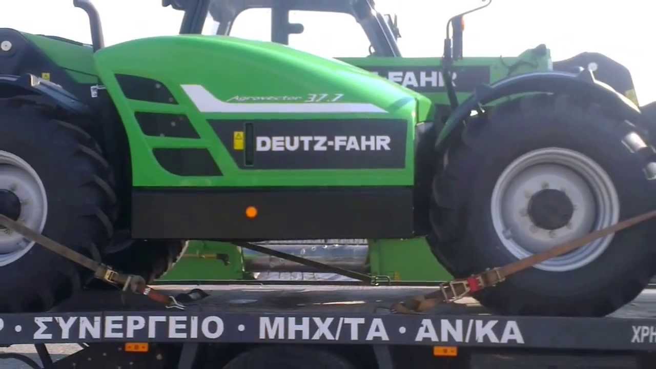 deutz fahr agrovector 37.7 new - YouTube