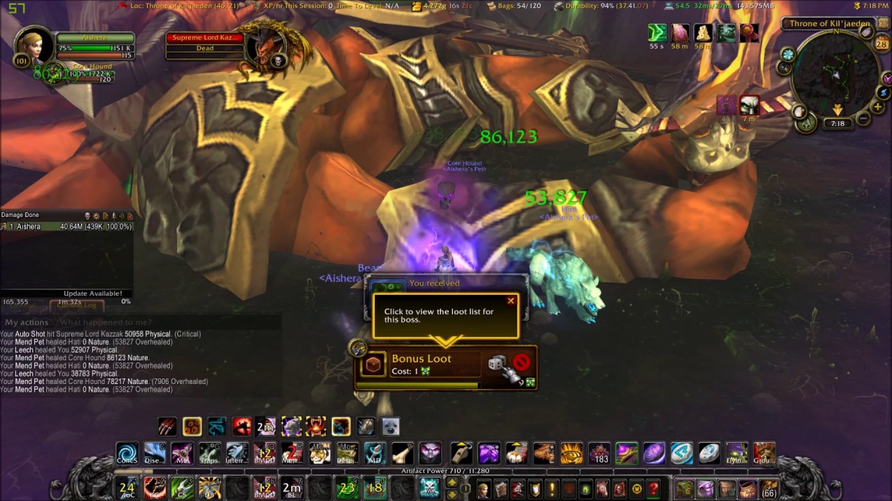 101 Twink Hunter Vs WoD World Bosses - YouTube