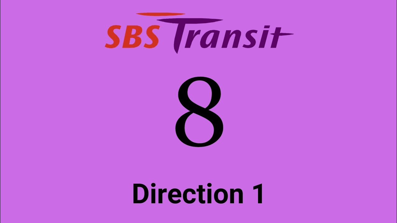 SBS Transit Trunk Service 8 Hyperlapse (Direction 1) / SMB8037C - YouTube