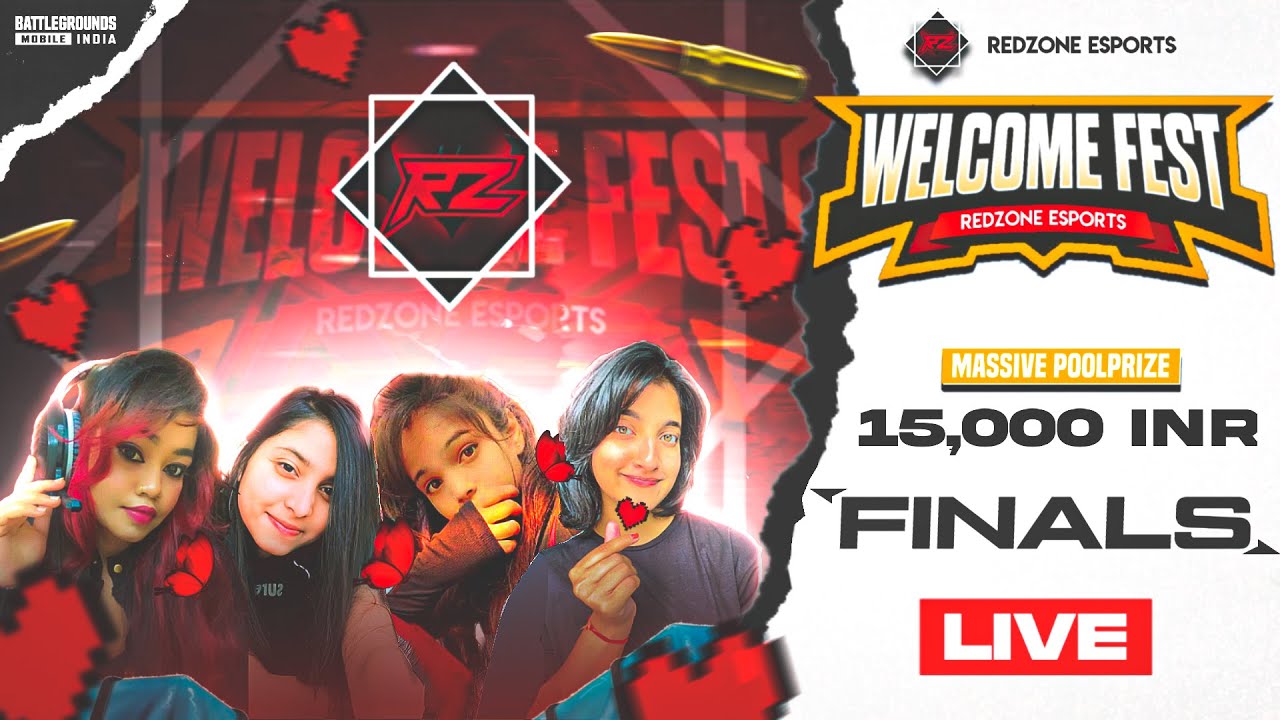 REDZONE WELCOME FEST🥳MASSIVE PP OF 15,000 INR💰 FINALS - YouTube