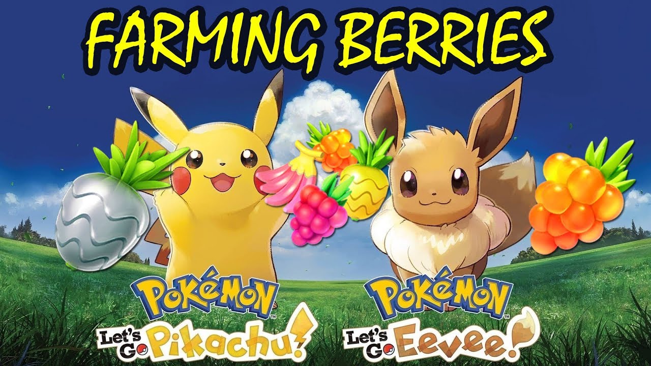 ⚡️POKEMON LETS GO - FARMING BERRIES - MELHOR LUGAR DO JOGO - YouTube